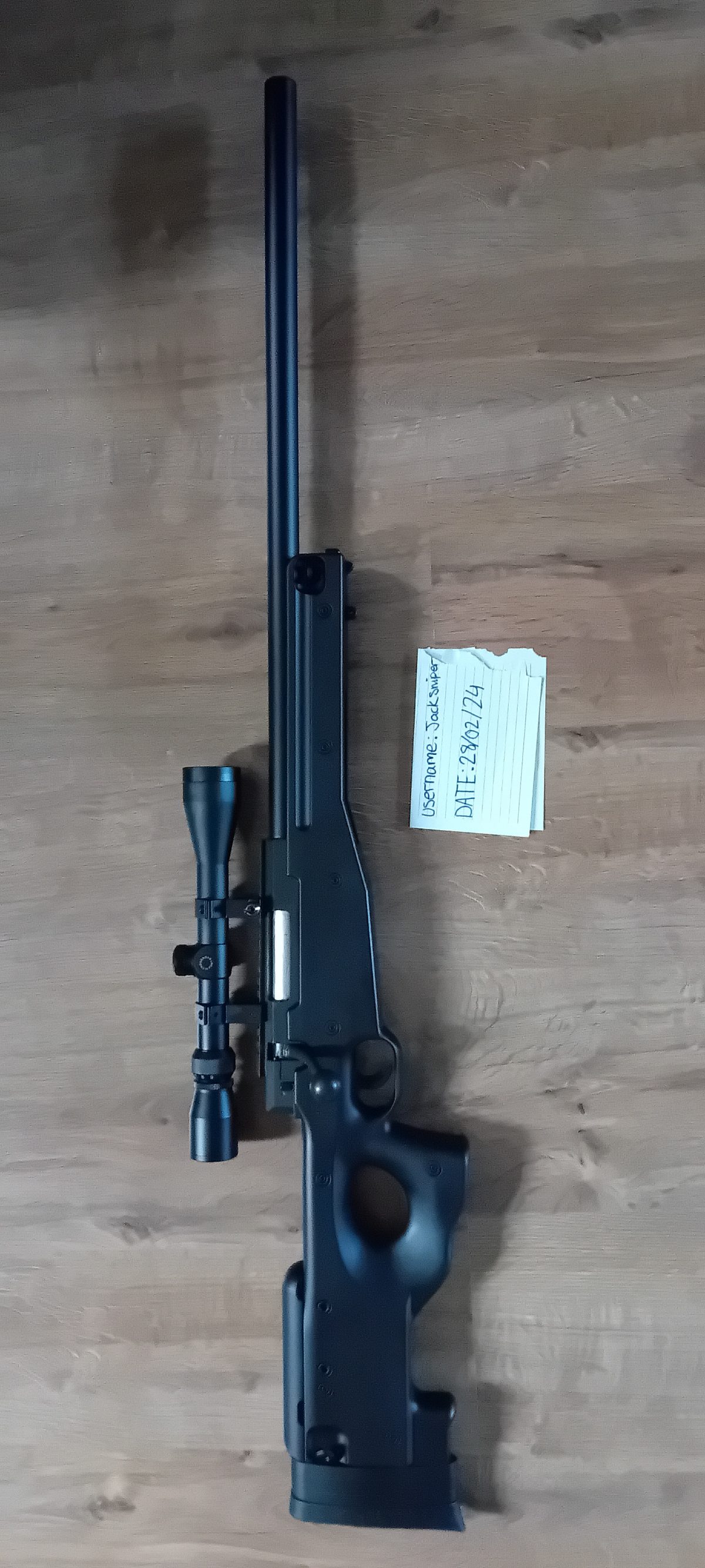 L96 sniper - Prefired