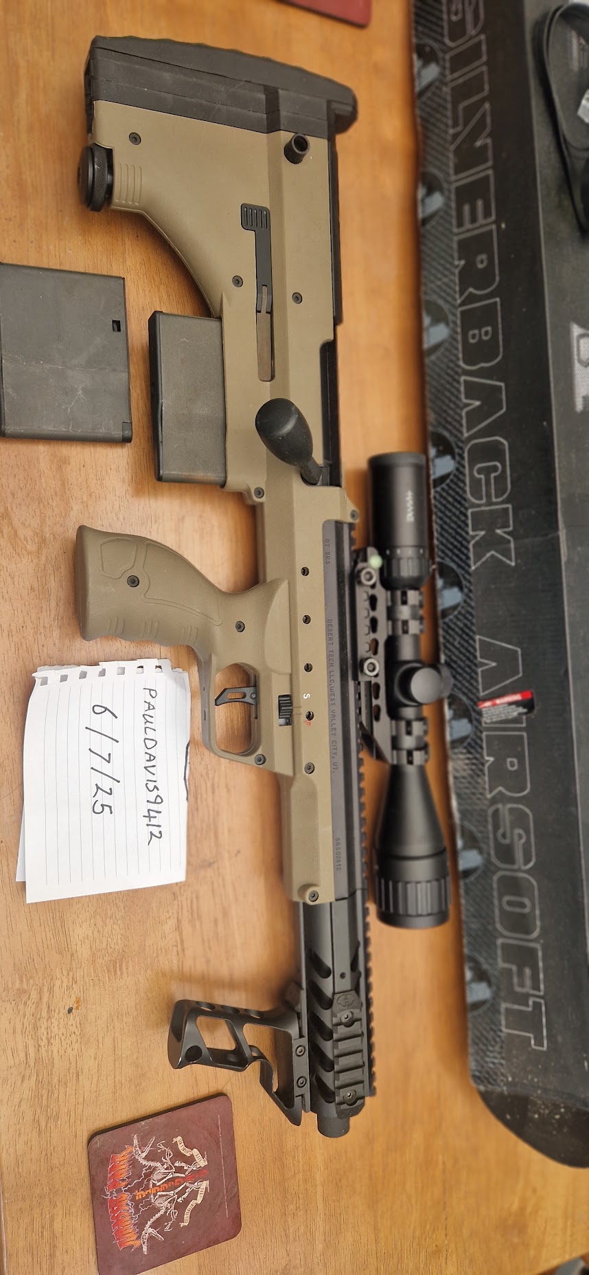 Silverback SRS-A1 Sniper rifle, 2 x mags, Hawke Vantage+ scope ...