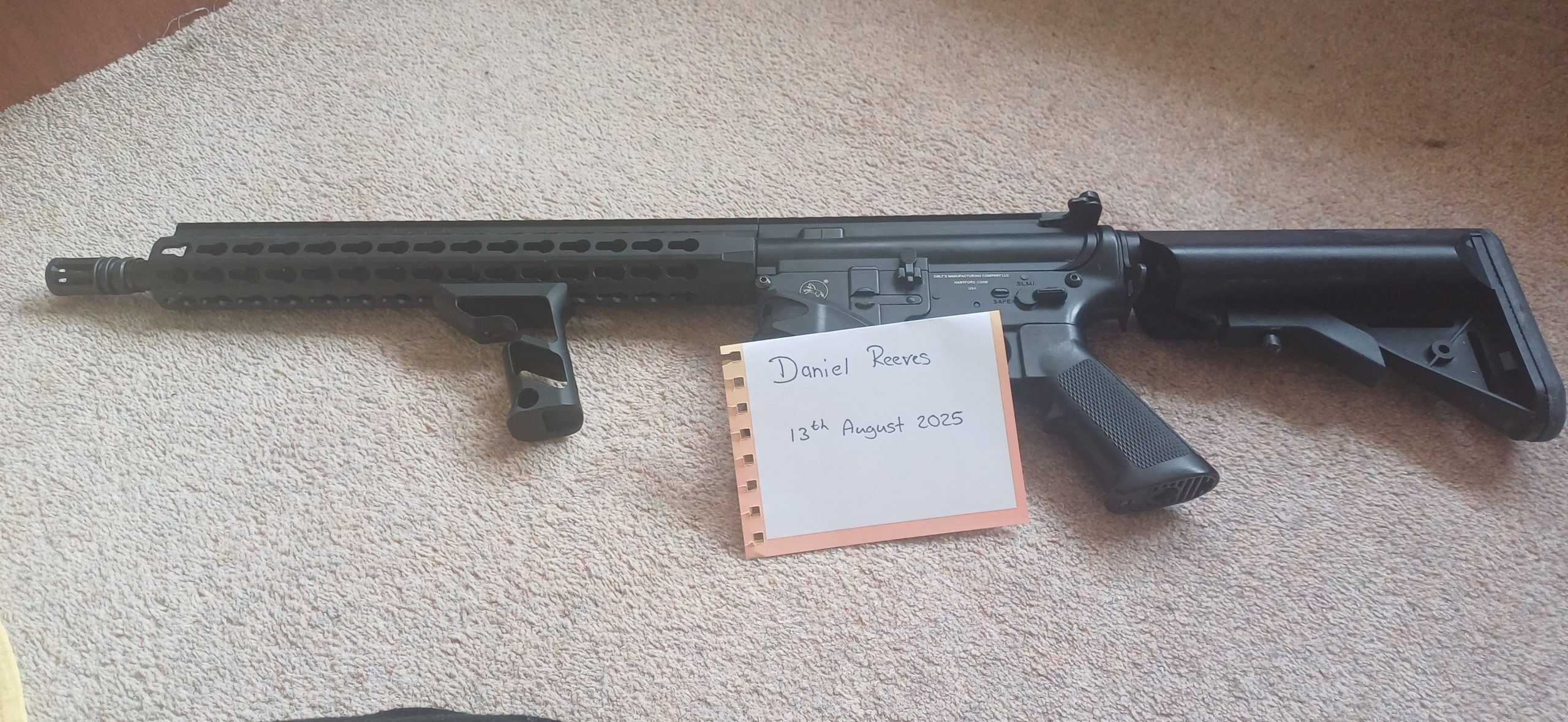 M4 assault rifle - Prefired