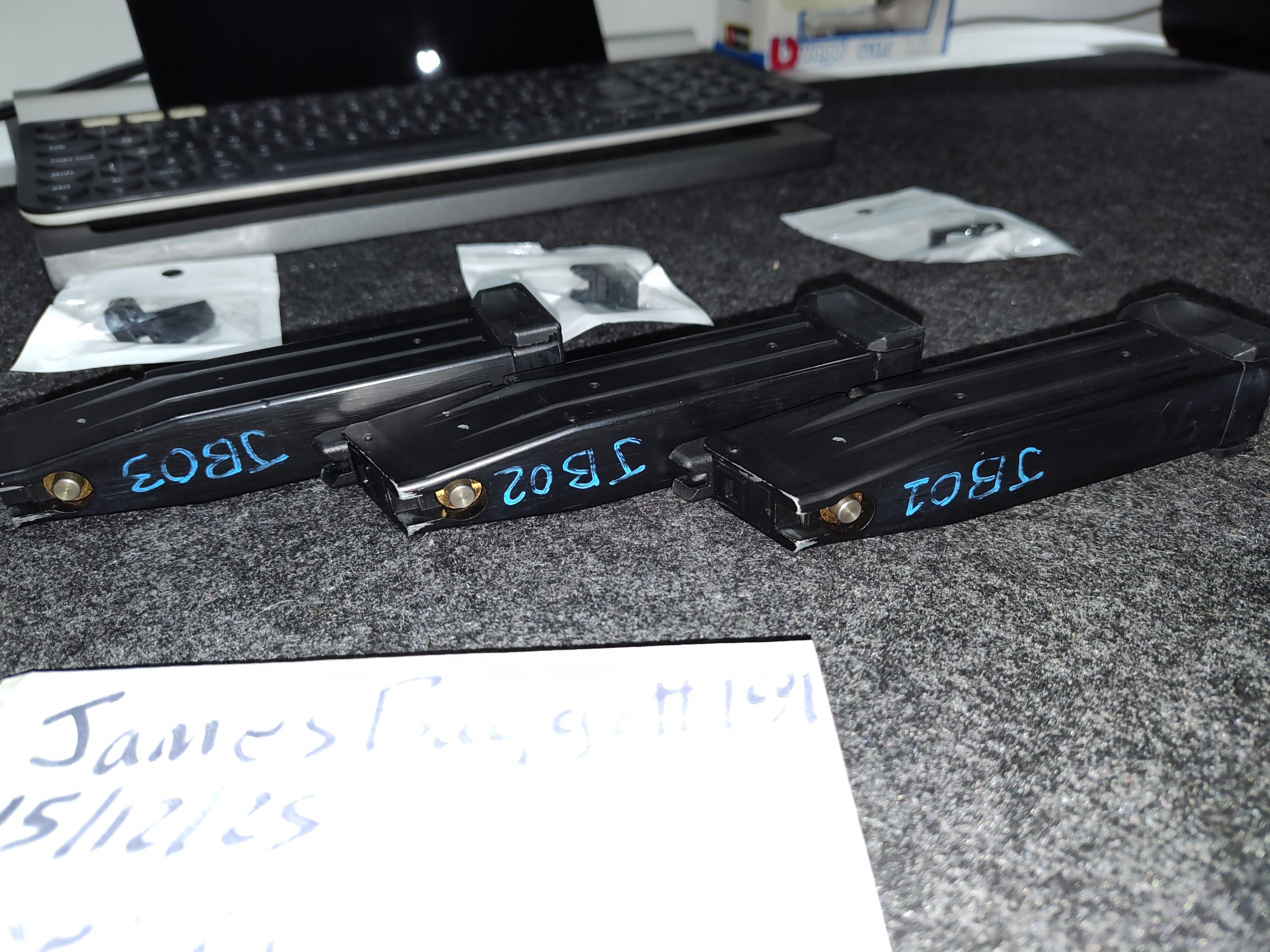 Army Custom Costa Comp 4.3/5.1 Hi-Capa Gas Magazines x3 - Prefired