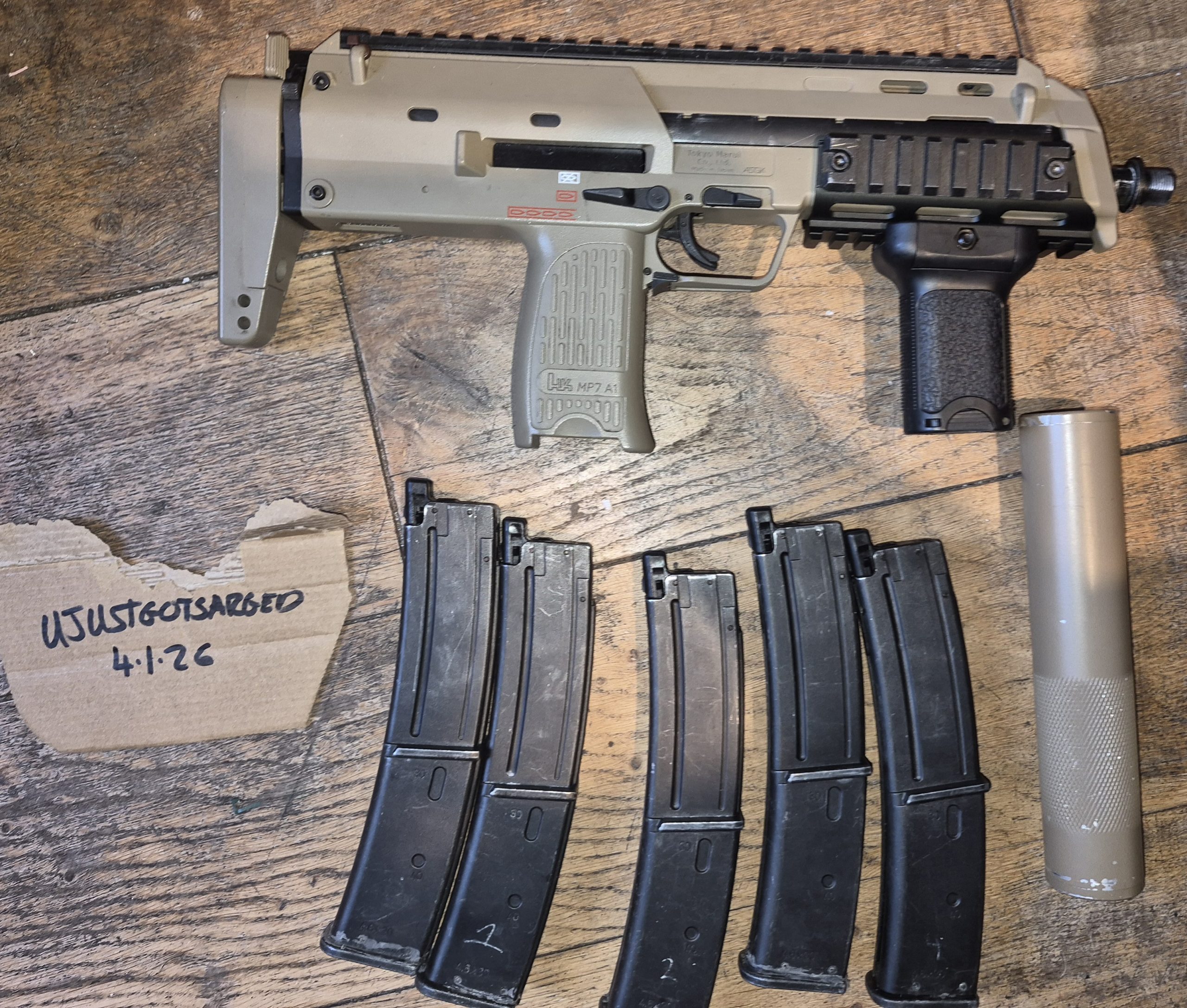 Tm mp7 package - Prefired