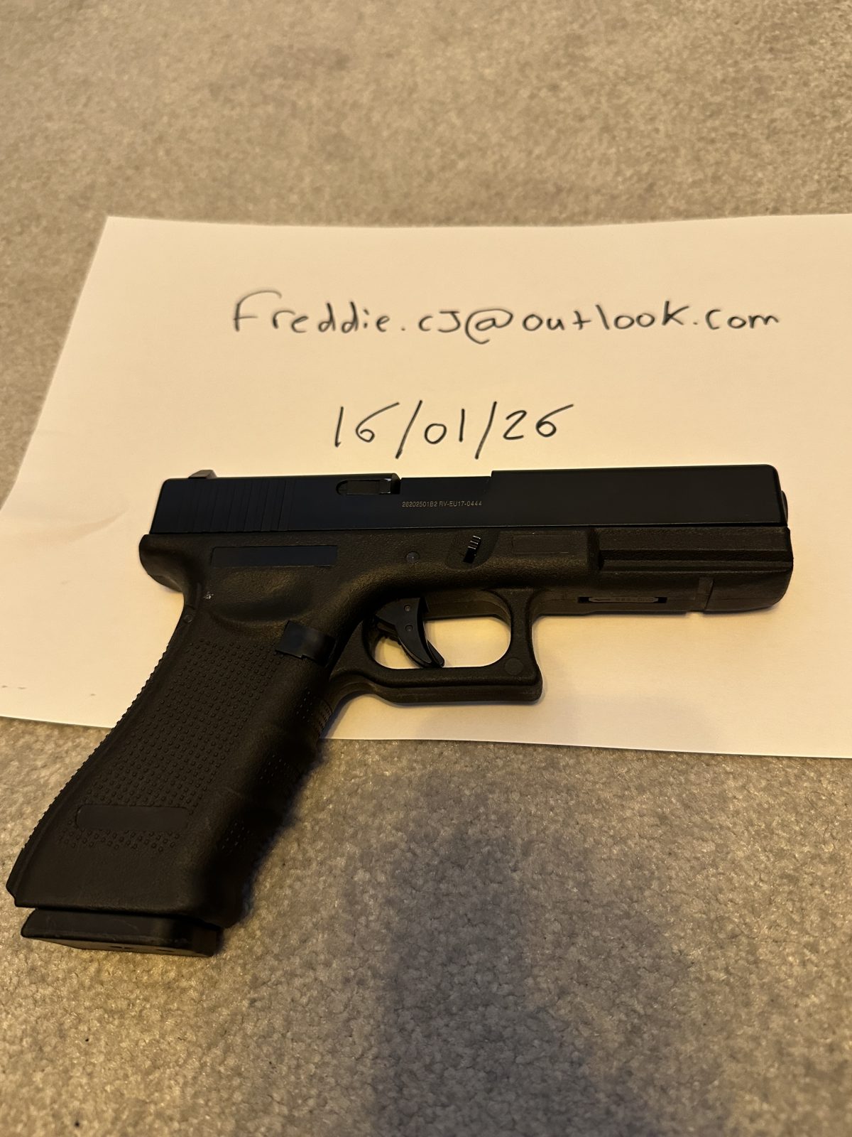 Ravel EU17 Glock 17 Gen 4 - Prefired