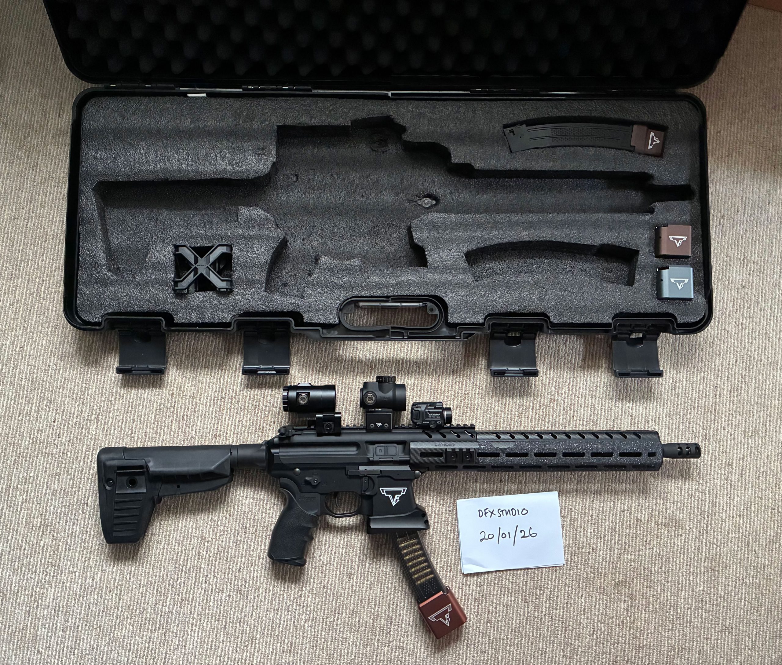 Sig Sauer John Wick ProForce MPX Airsoft AEG Rifle w/ Real Deal Lancer ...