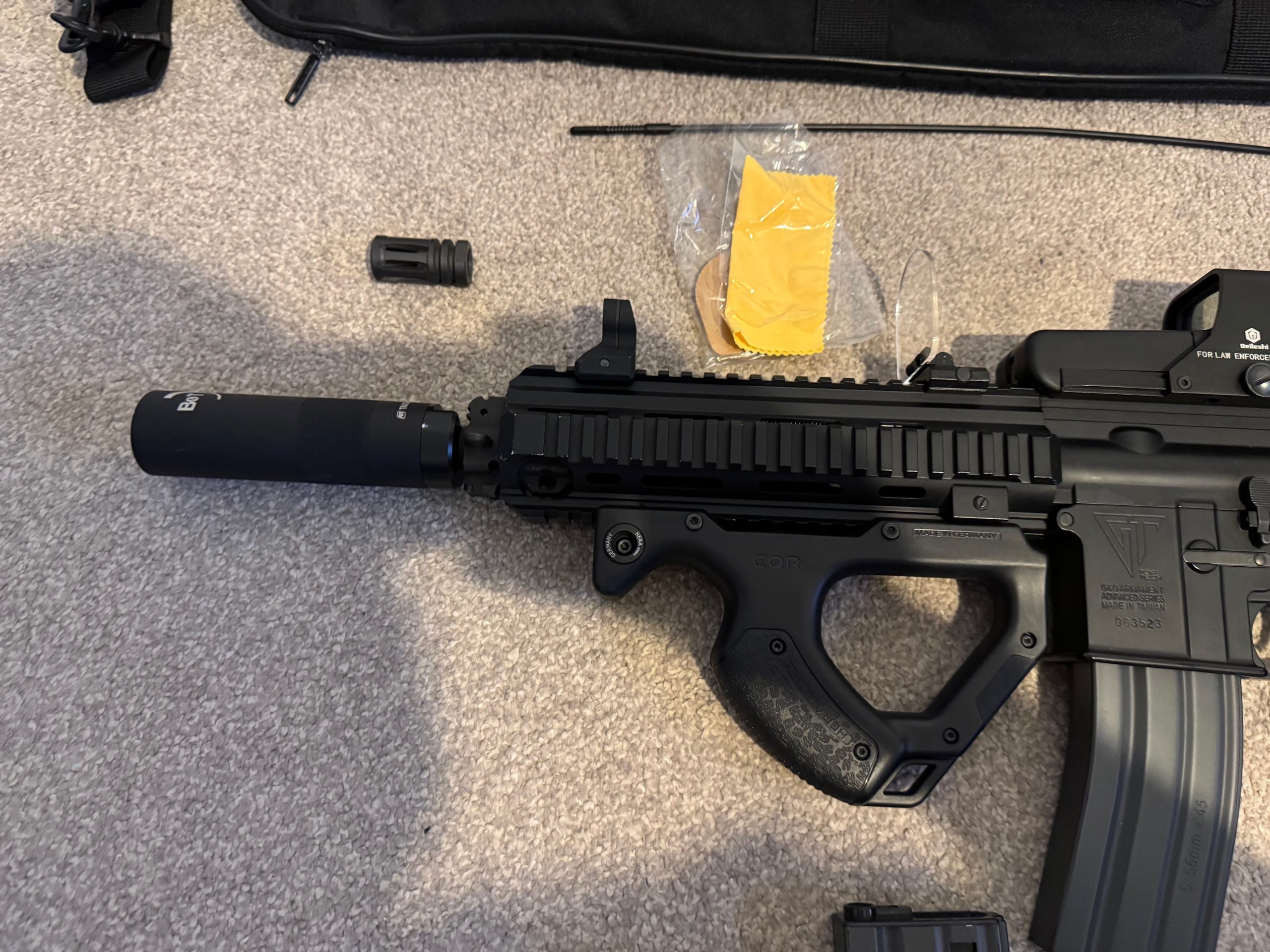 G&G T4-18 LIGHT SHORT AEG RIFLE – BLACK - Prefired