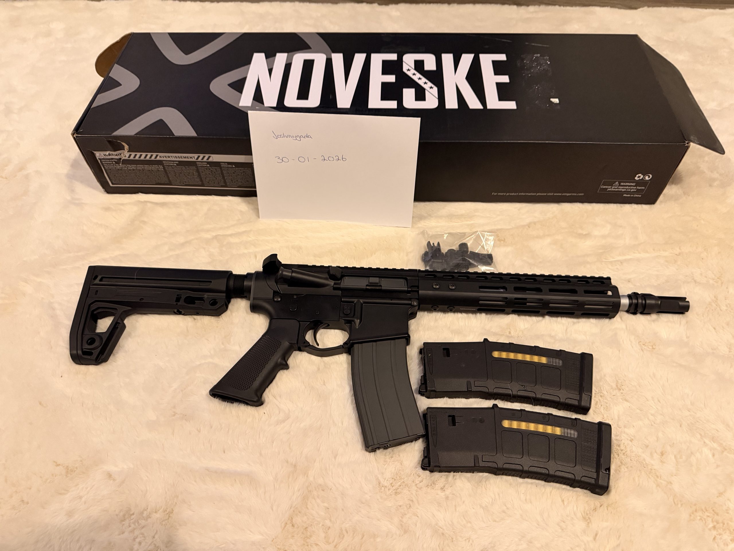 EMG Helios Noveske N4 MWS Gen 3 Gas Blowback - Prefired