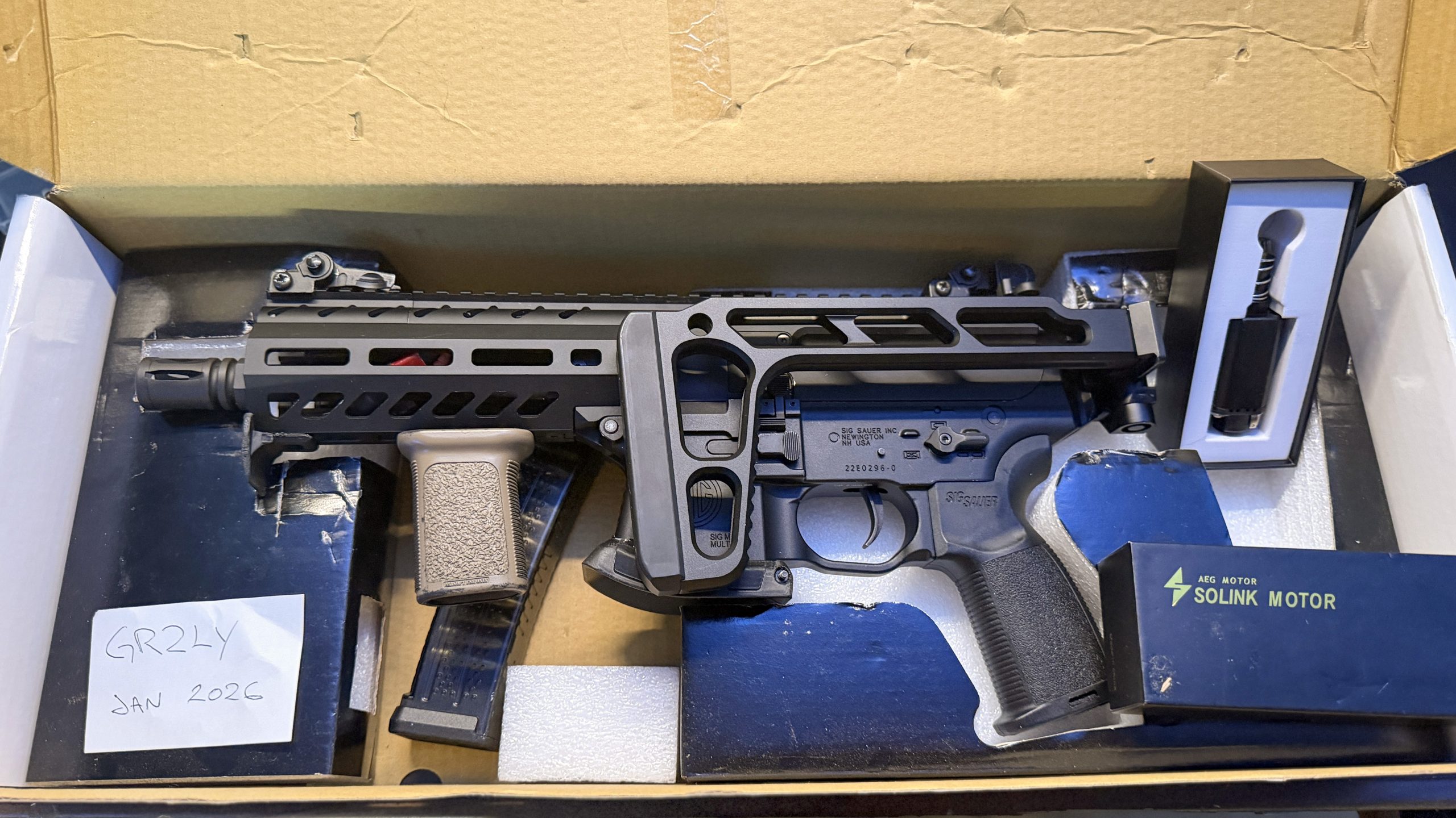 Sig Sauer MPX AEG Fully Licensed by VFC, Full Metal, with trades ...