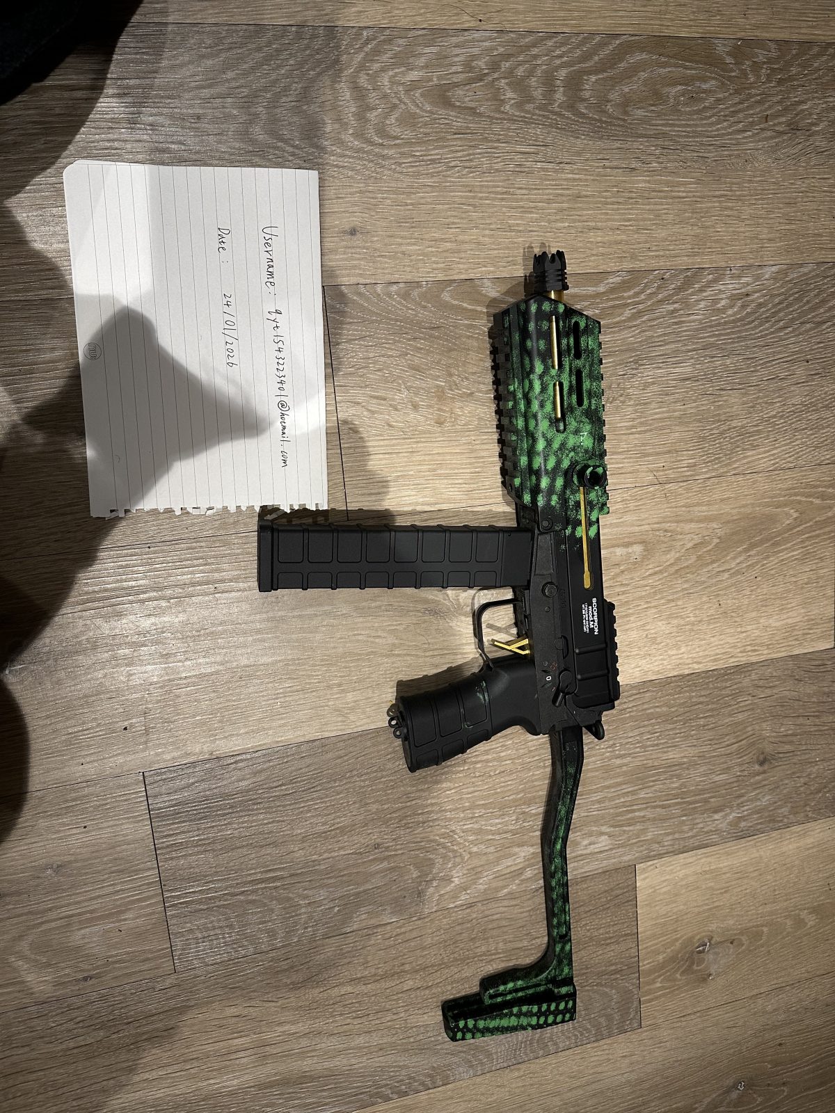 Tokyo Marui Vz. 61 Scorpion Mod AEP, Mod.M - Prefired